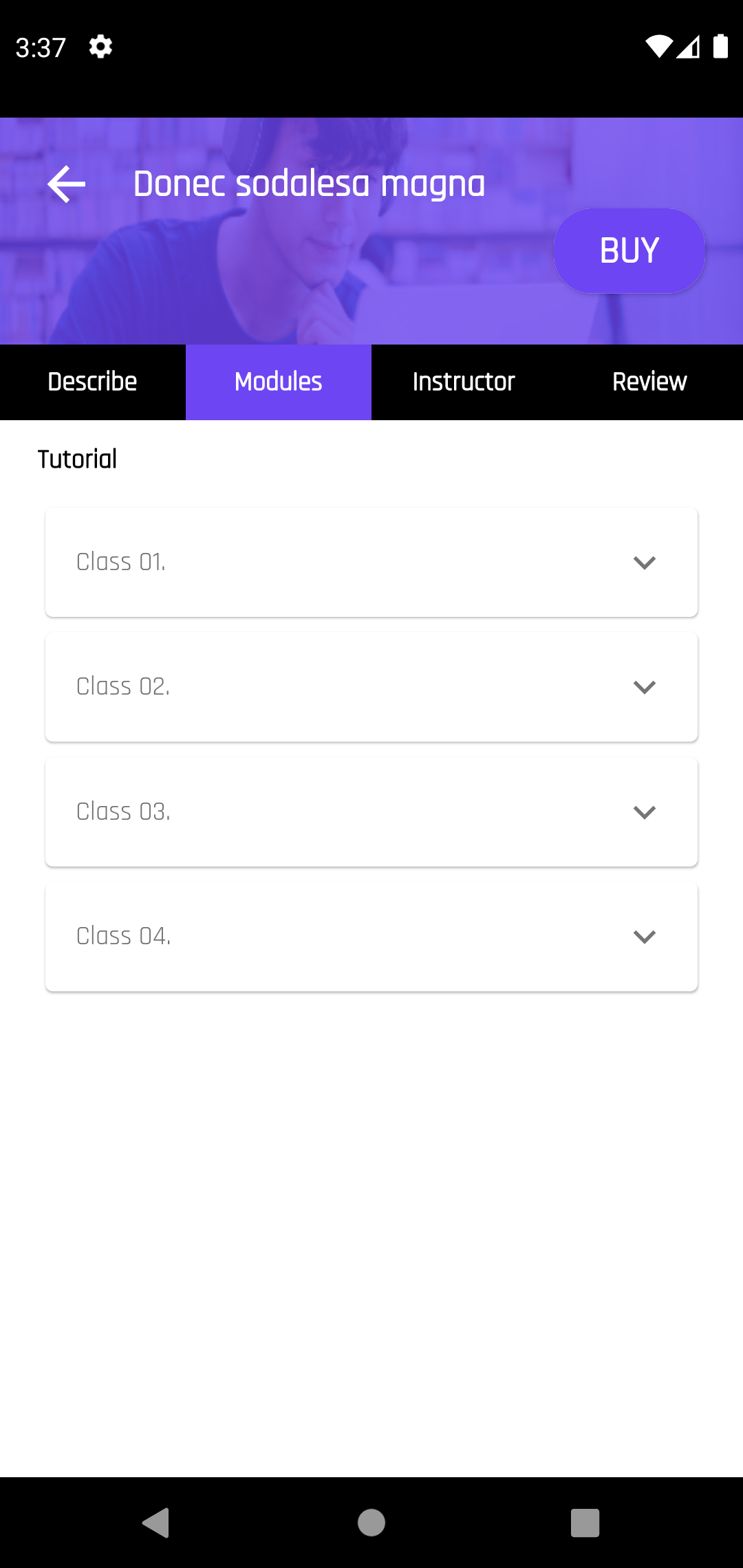 Elearn - Online Learning Platform App UI Kit in Flutter by ViserLab